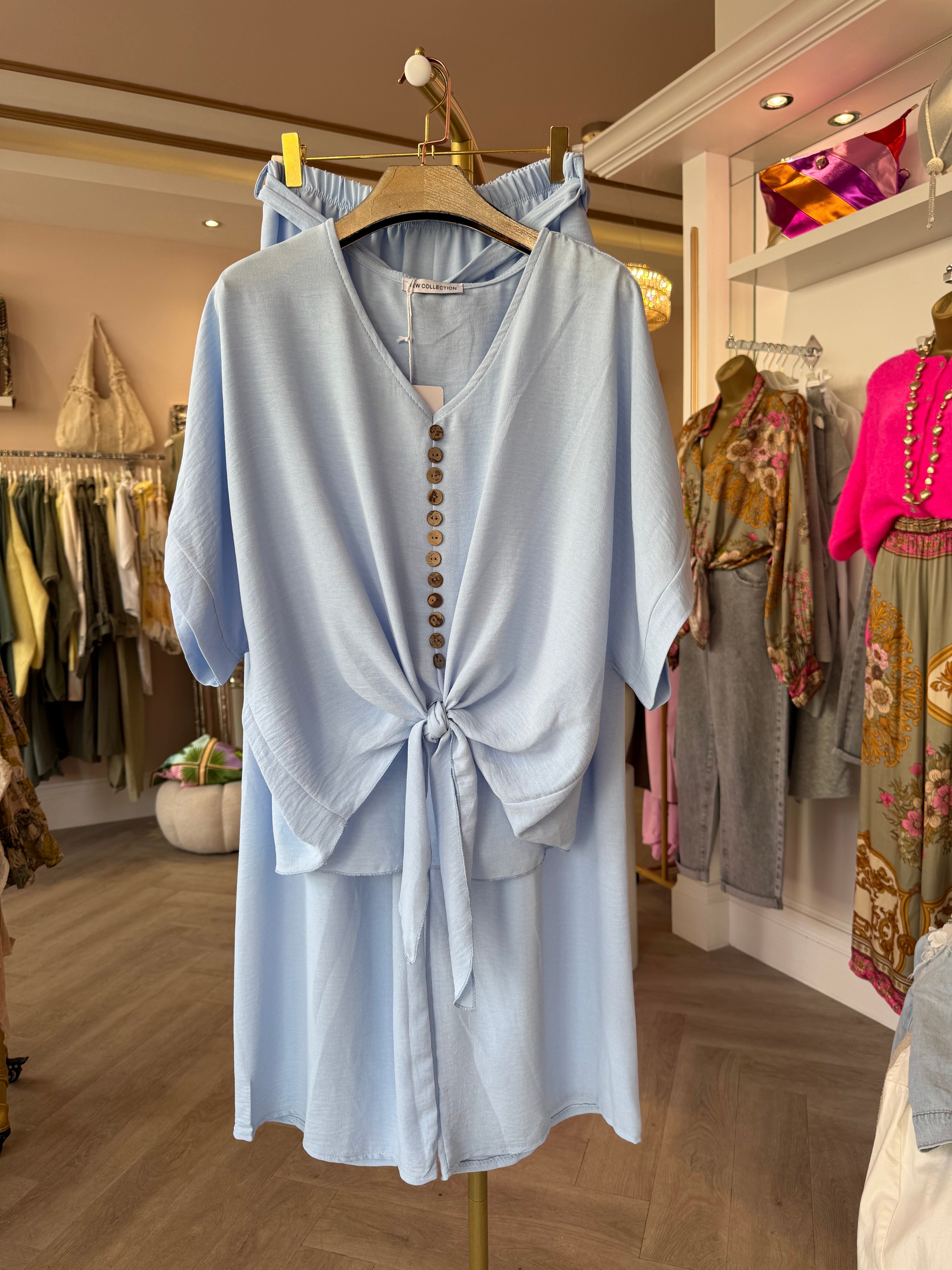 Baby blue button set – Bella Mella