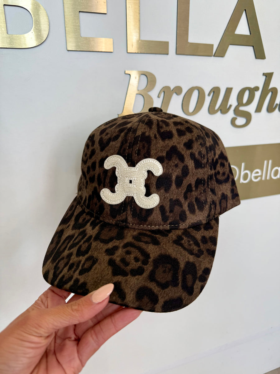 Khaki statement cap – Bella Mella