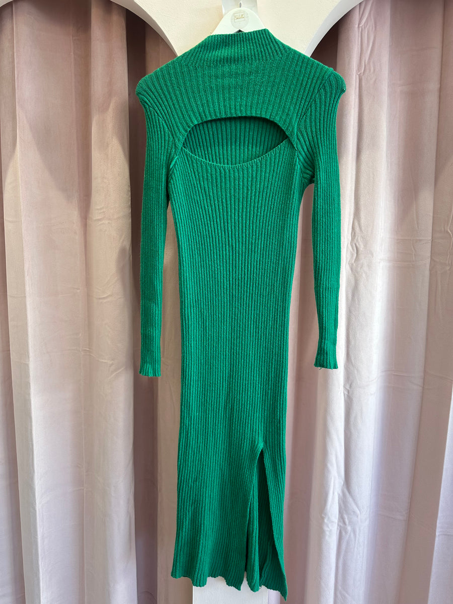 Green knit dress – Bella Mella
